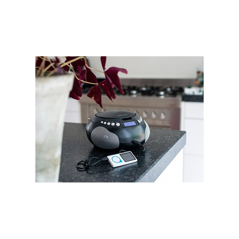 Lenco Portable FM Radio CD-USB Player With Bluetooth SCD-331